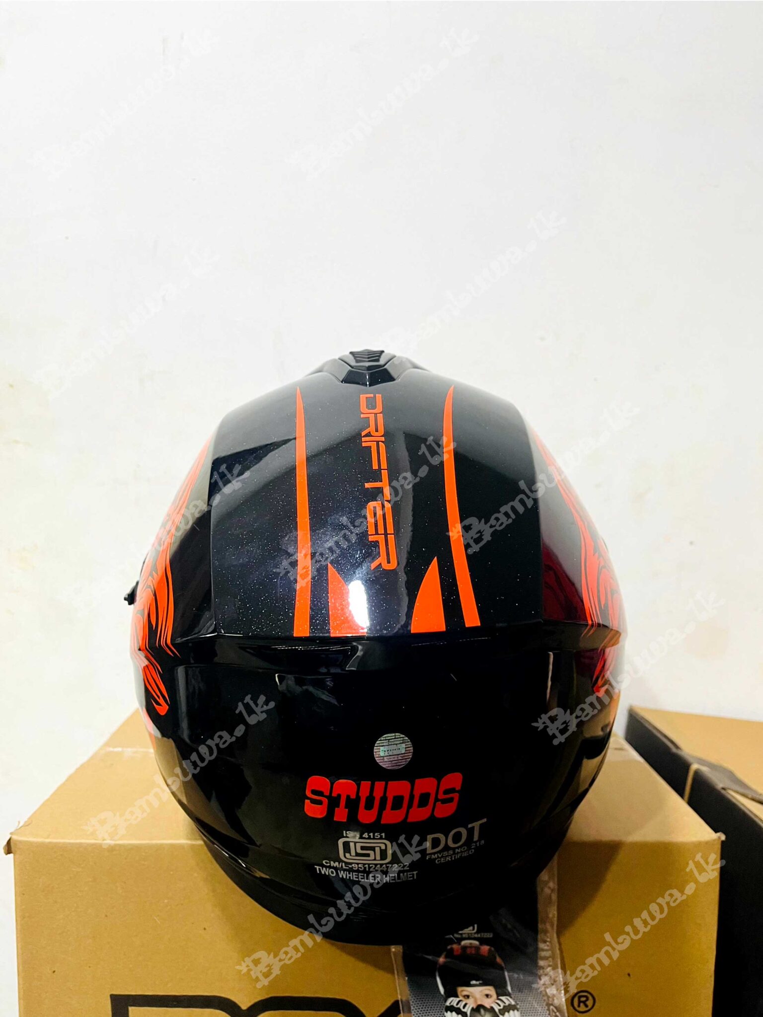 Studds Drifter Orange Dual Visor D2 – bambuwa.lk