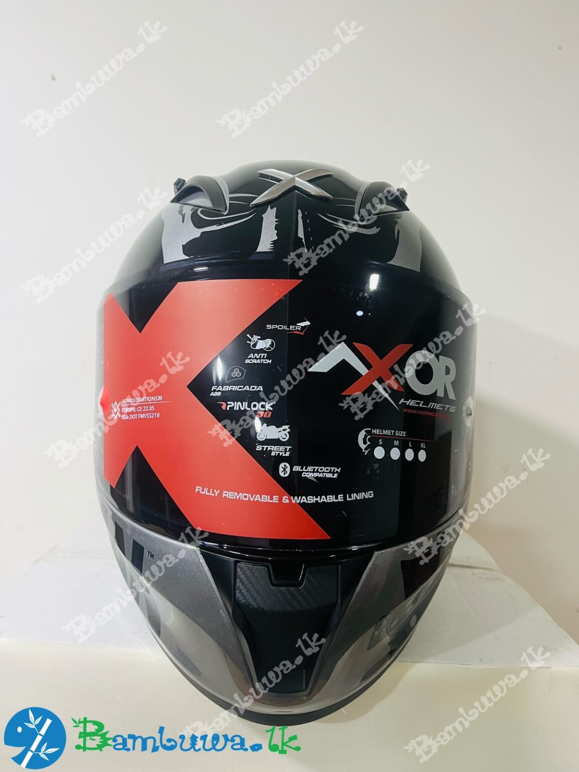 Axor Batman Gloss Black Dual Visor Limited Edition – bambuwa.lk