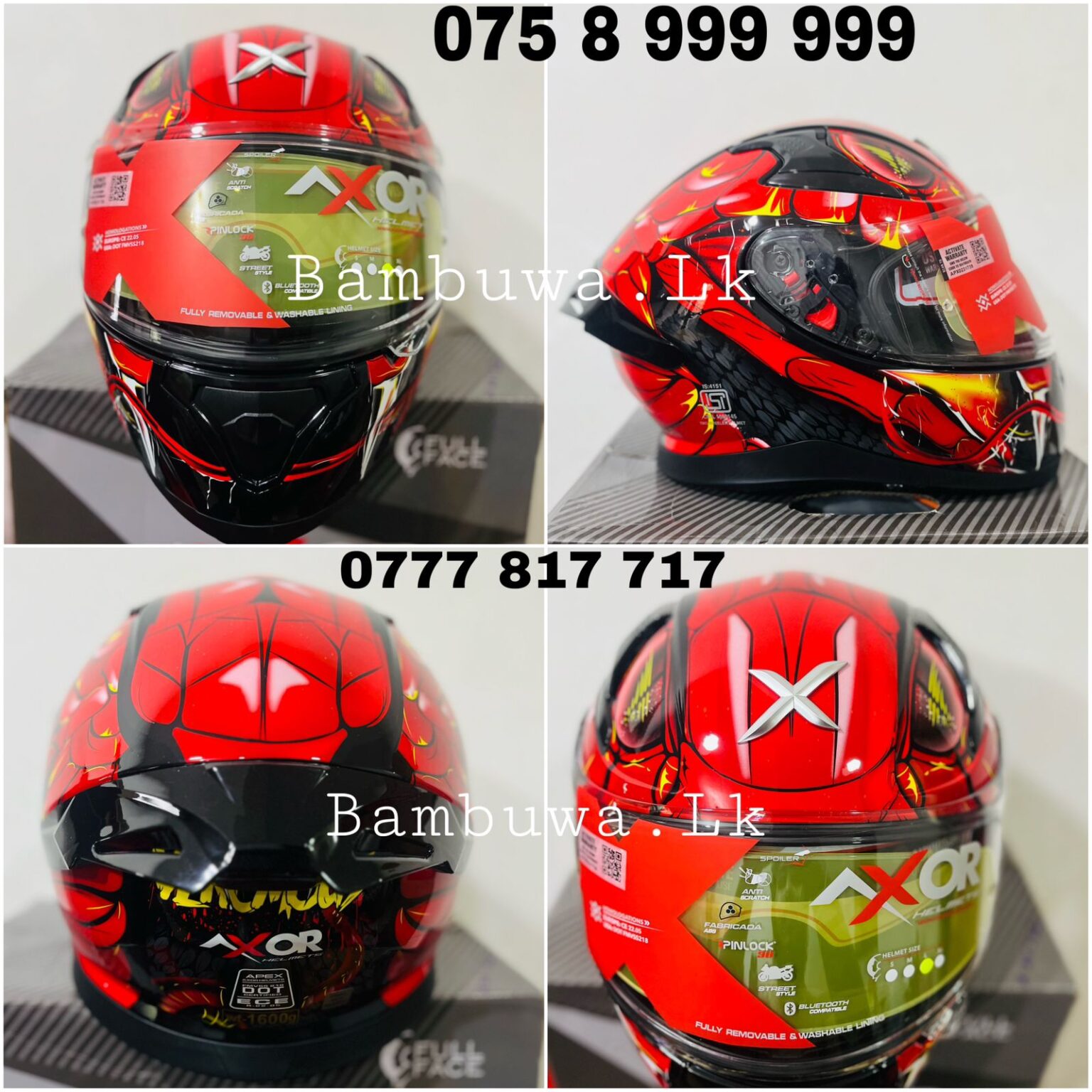 Axor Venomous Red Dual Visor – bambuwa.lk