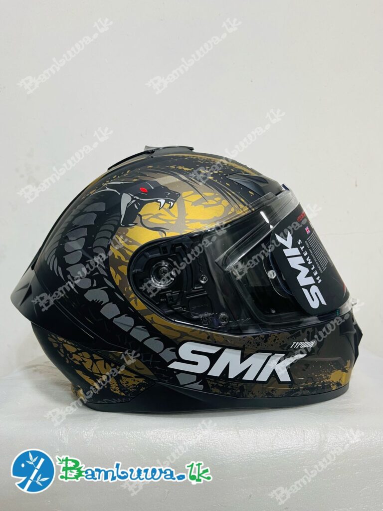 SMK Cobra Gold Matt Dual Visor – bambuwa.lk