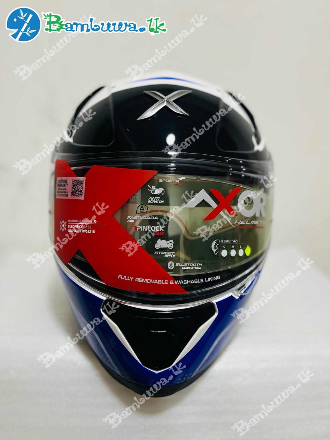 Axor Apex Hex White Blue Dual Visor – bambuwa.lk